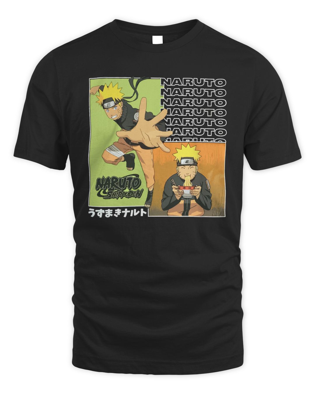 Naruto Merch Naruto Fight Ramen Panels Shirt