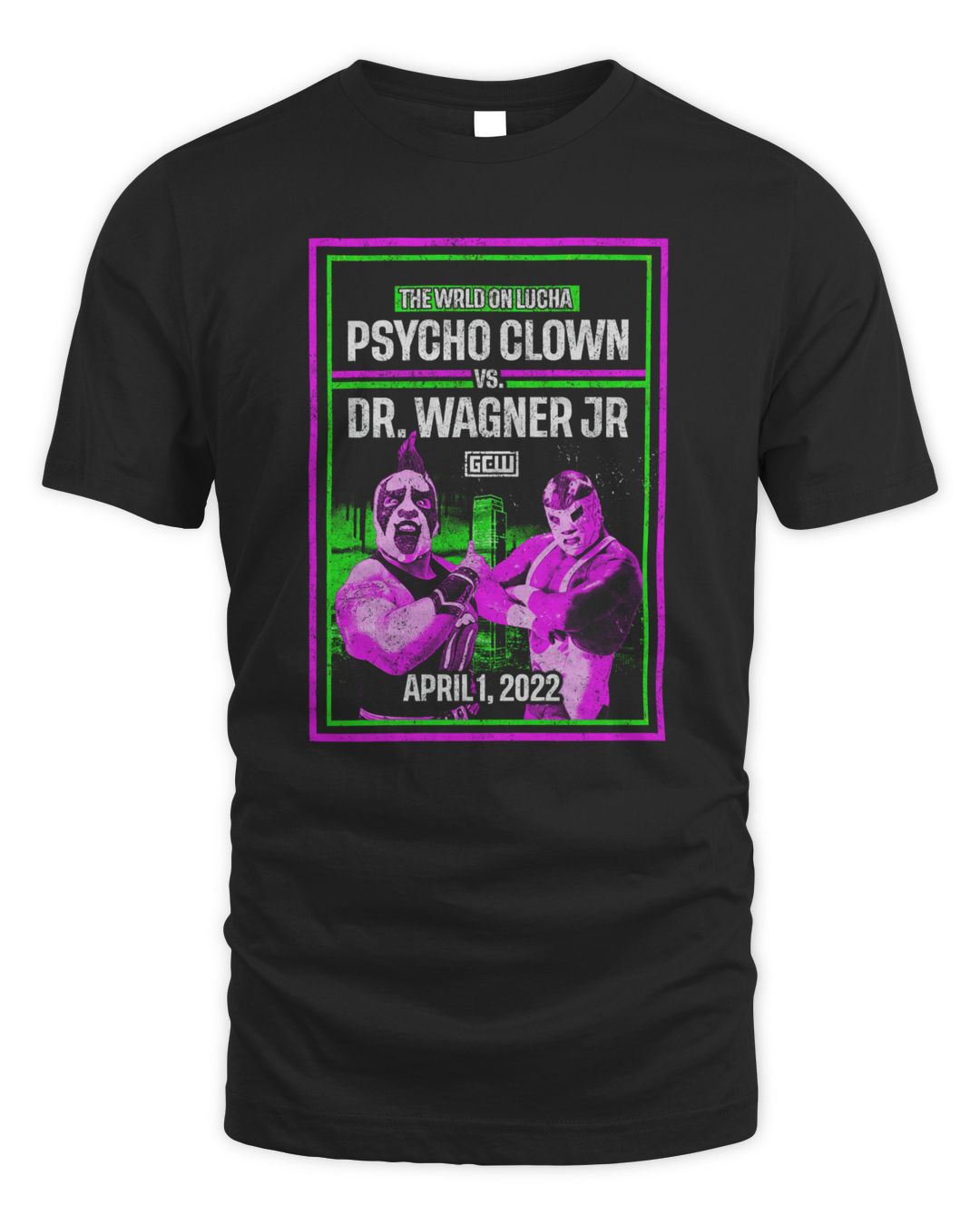 Gcw Merch The Wrld On Lucha Event Shirt