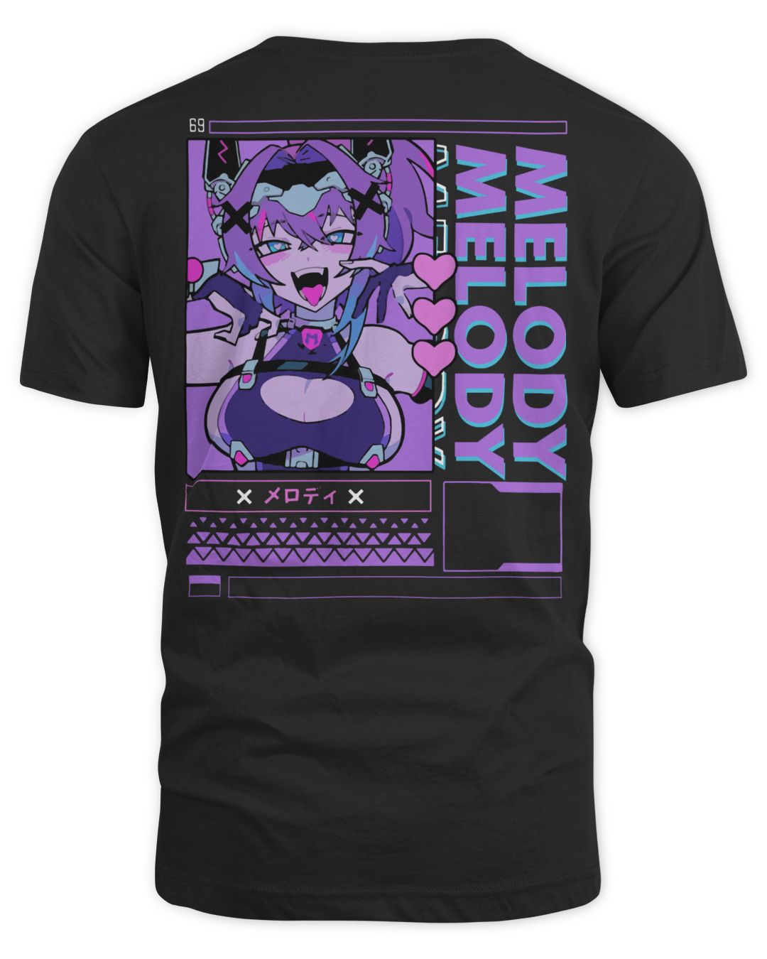 Projekt Melody Merch Ahegao Shirt