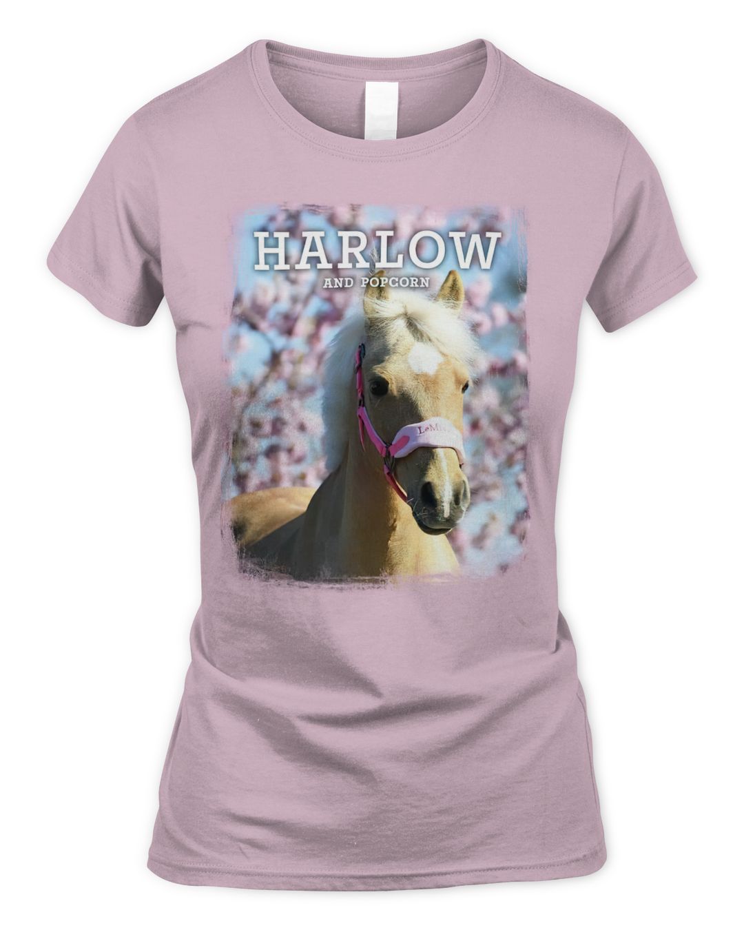 Harlow Luna White Merch Popcorn Shirt | Muffiz